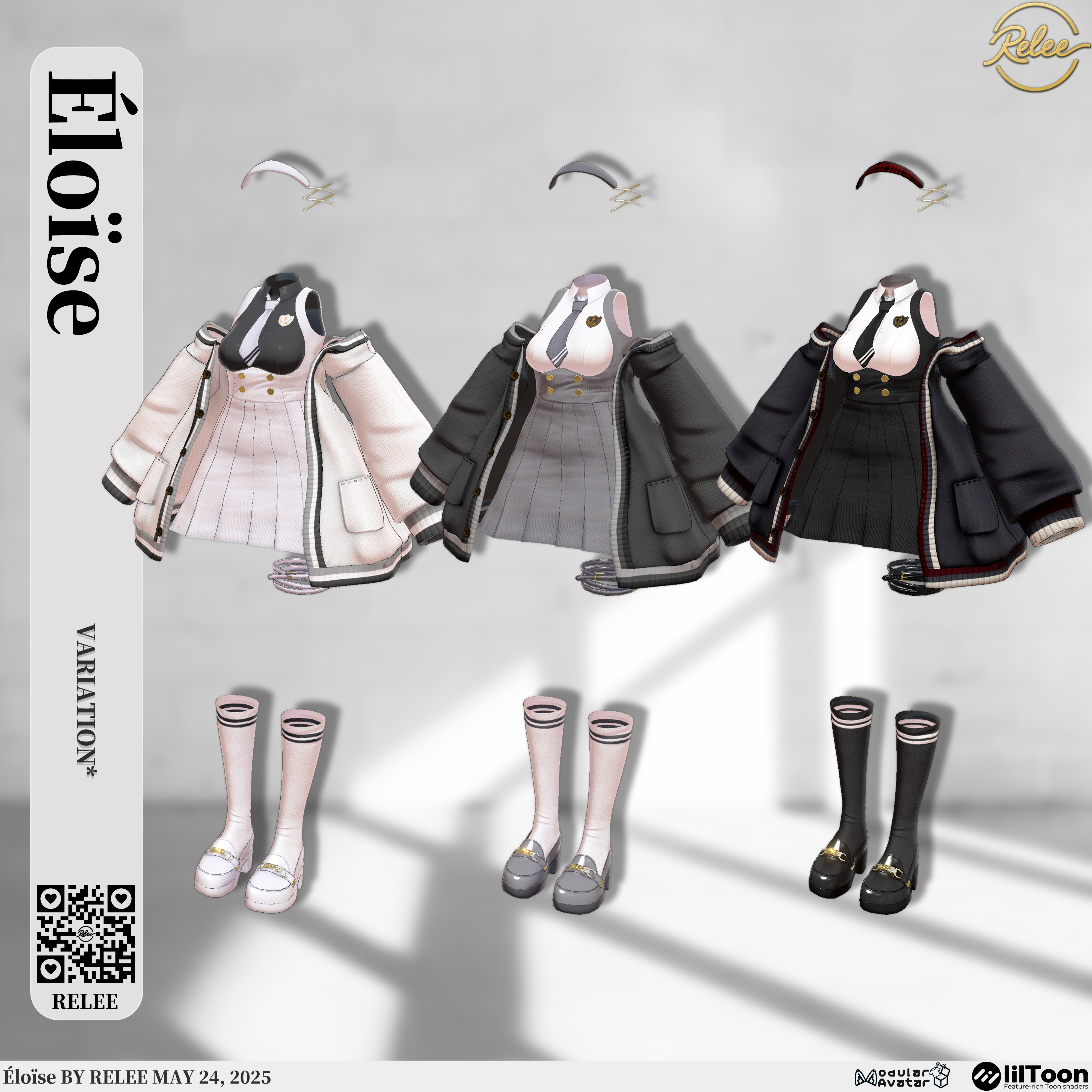 【KUMALY update】 【PB】『Éloïse』【21Avatars】 - #Relee - BOOTH