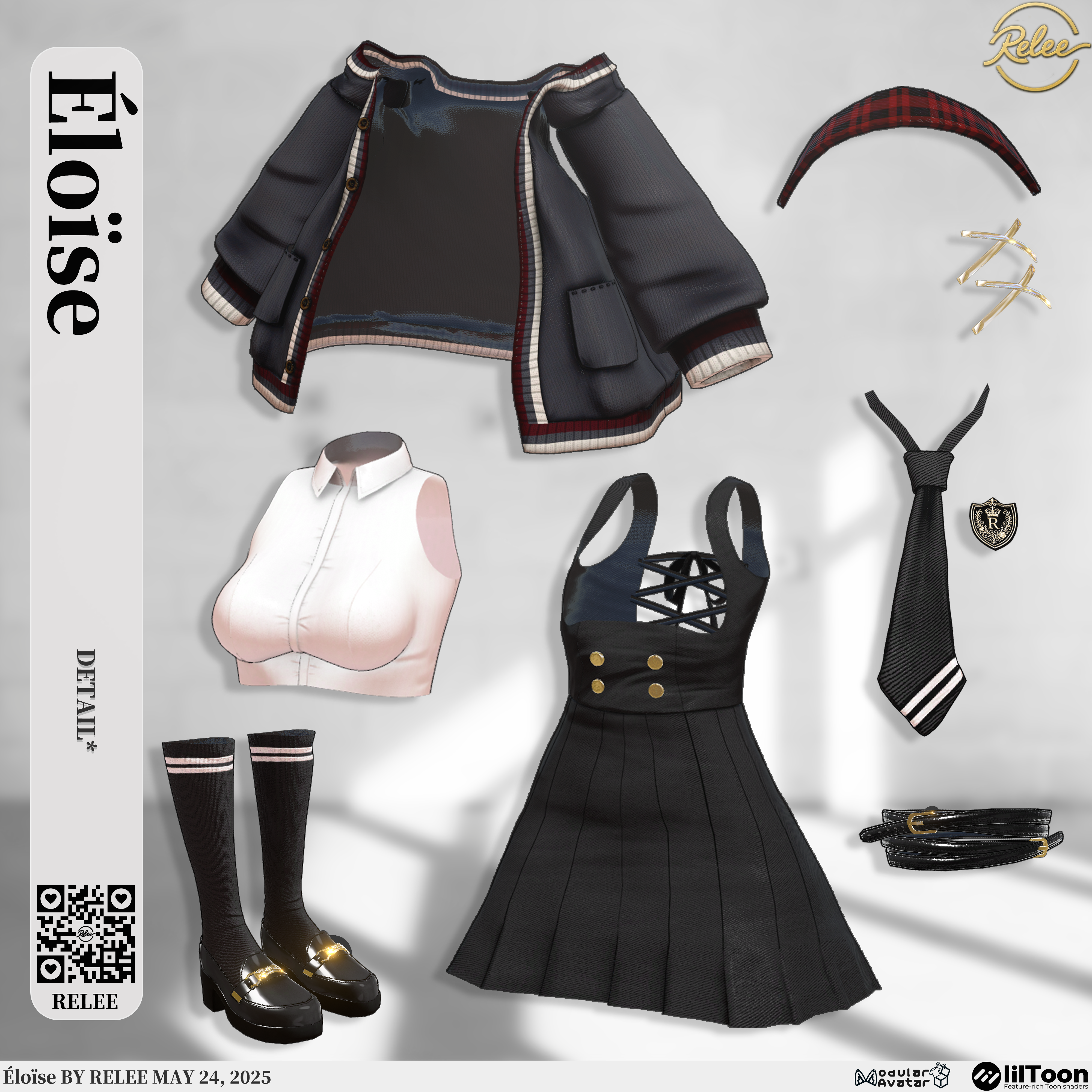 【KUMALY update】 【PB】『Éloïse』【21Avatars】 - #Relee - BOOTH