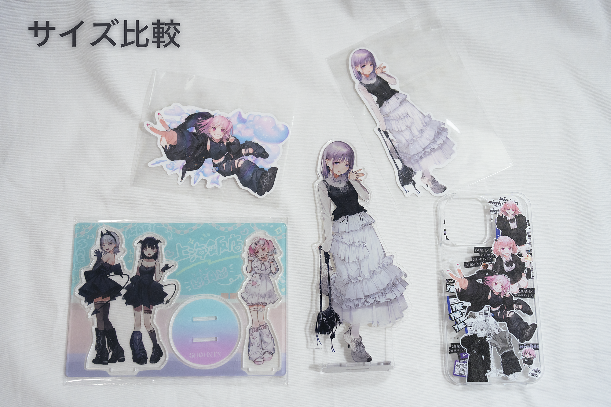 acrylic-girl-st_001_宇佐美伊織+栗花落紗衣+流水眞理 - 上海飯店 - BOOTH