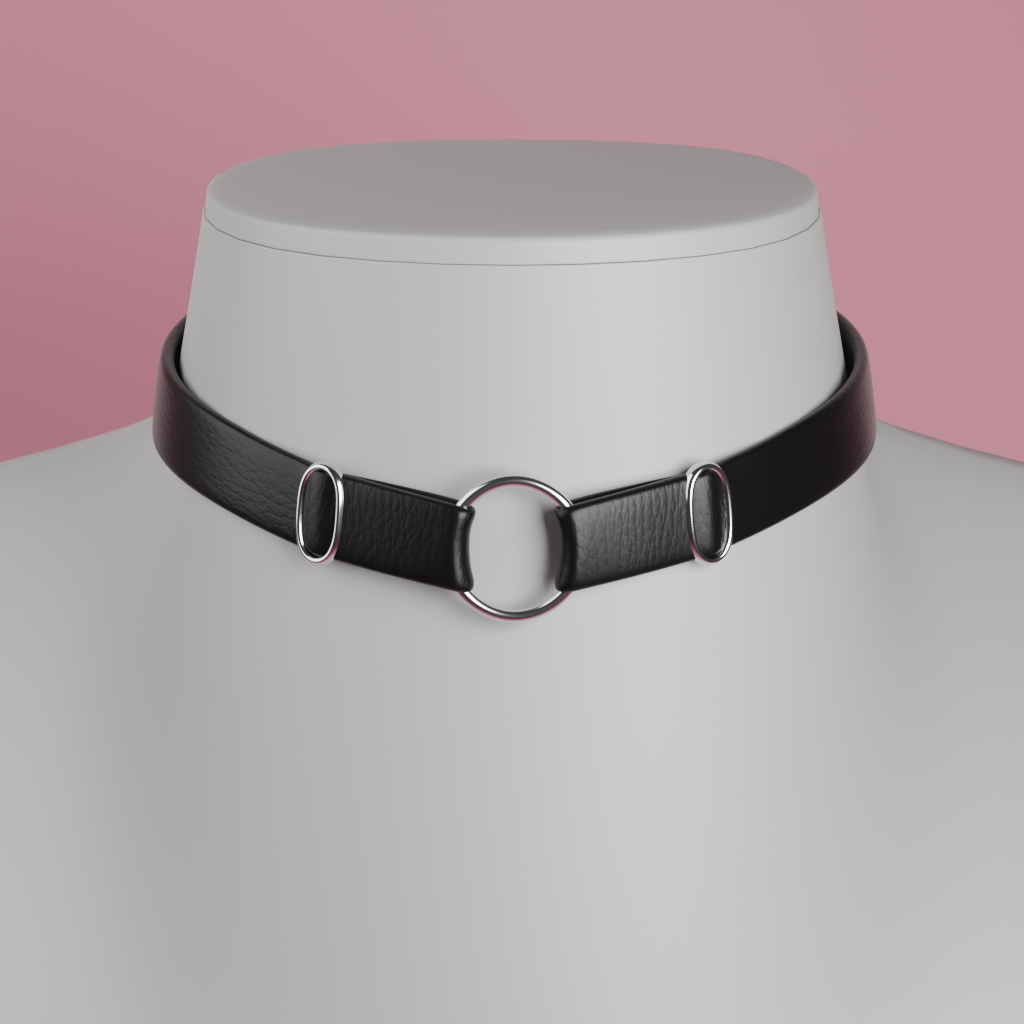 [VRChat] Simple Choker 3 pack FBX - baid - BOOTH