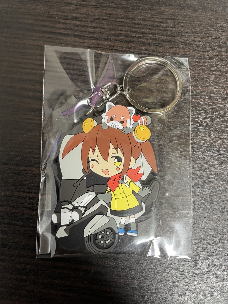 【凸華ちゃん×シューティングブレーク】ラバーキーホルダー（二重リング） - ysp-totsuka - BOOTH