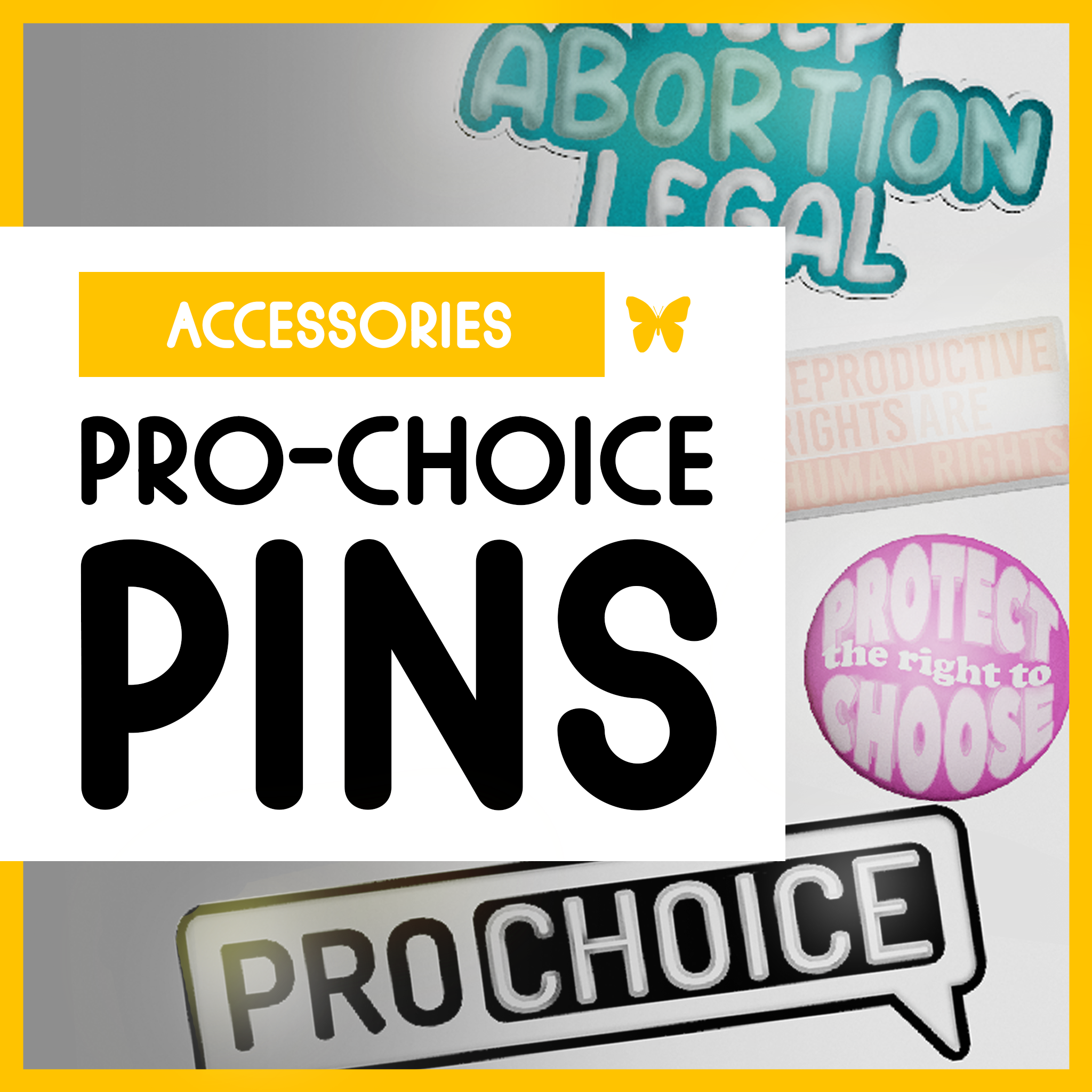 Pro-Choice Buttons/Pins for VRChat Avatars - ChimericCurios - BOOTH