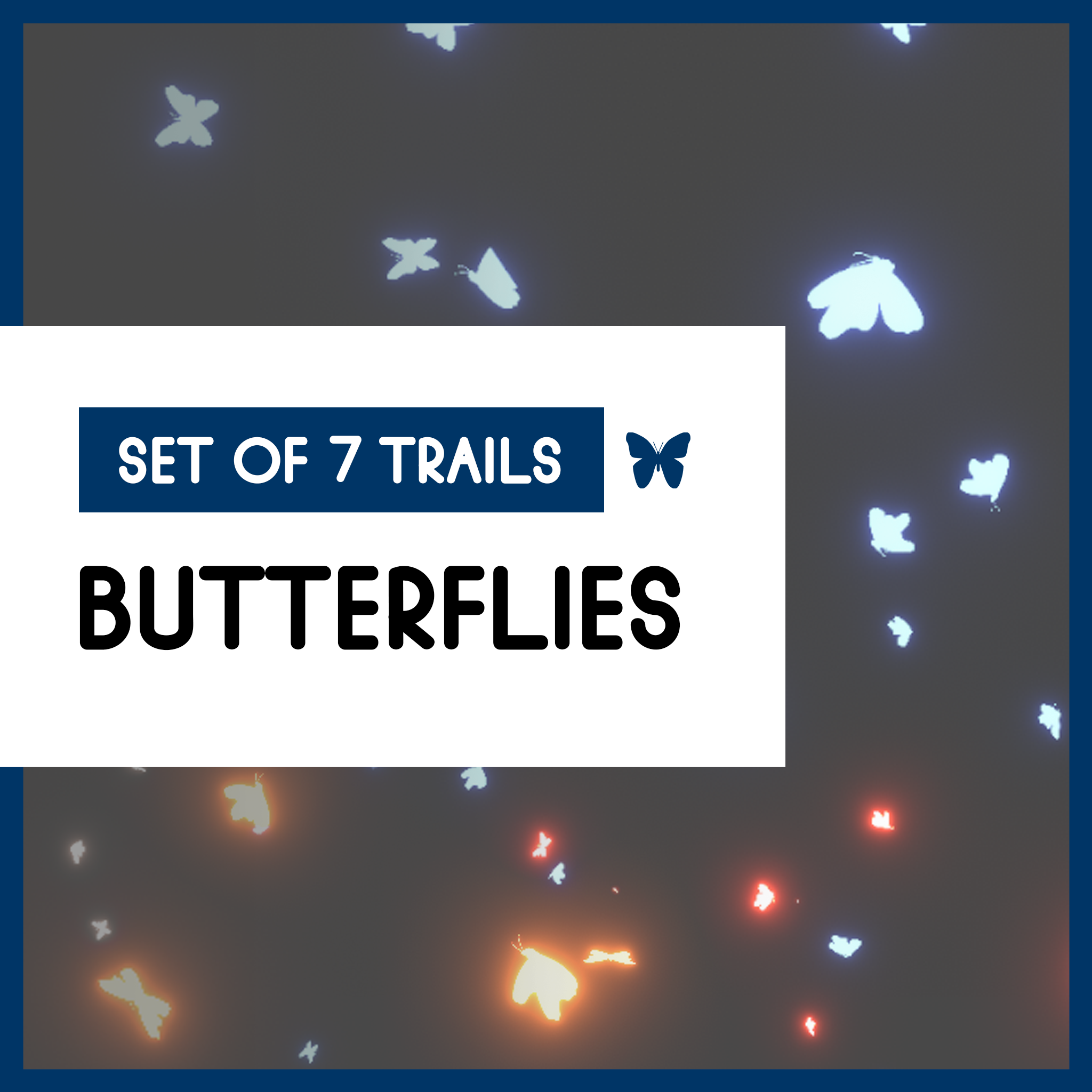 Butterfly Trail Set for VRChat - ChimericCurios - BOOTH