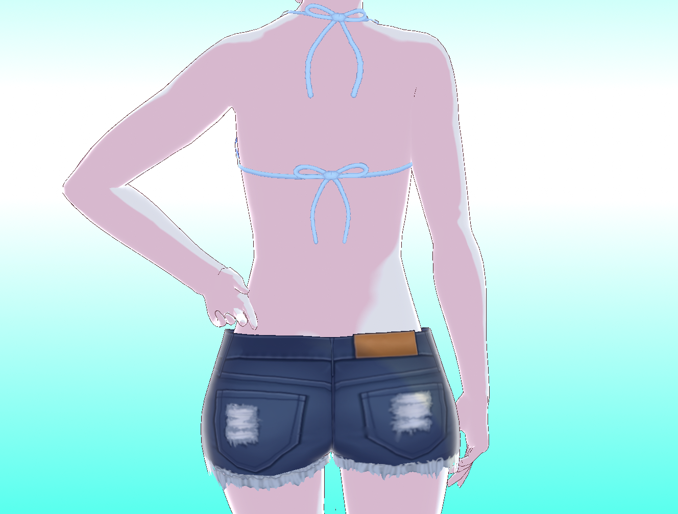 前開きショーパン（.vroidファイル） - mit倉庫 - BOOTH