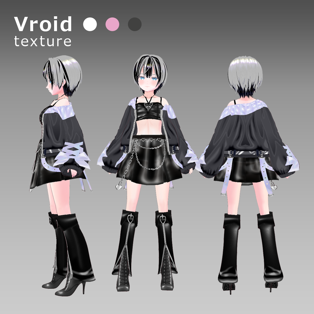 VRoid用 スイートパンクコーデ - iodaio - BOOTH
