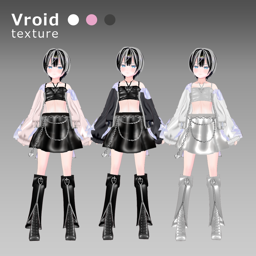 VRoid用 スイートパンクコーデ - iodaio - BOOTH
