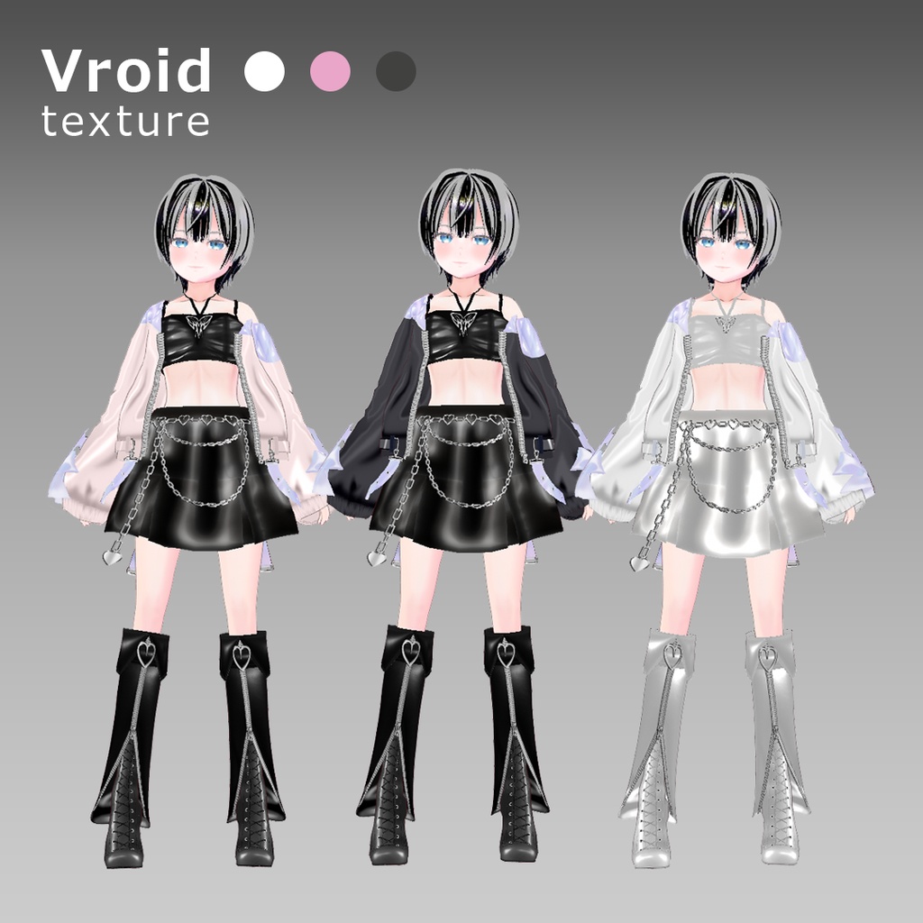 VRoid用 スイートパンクコーデ - iodaio - BOOTH