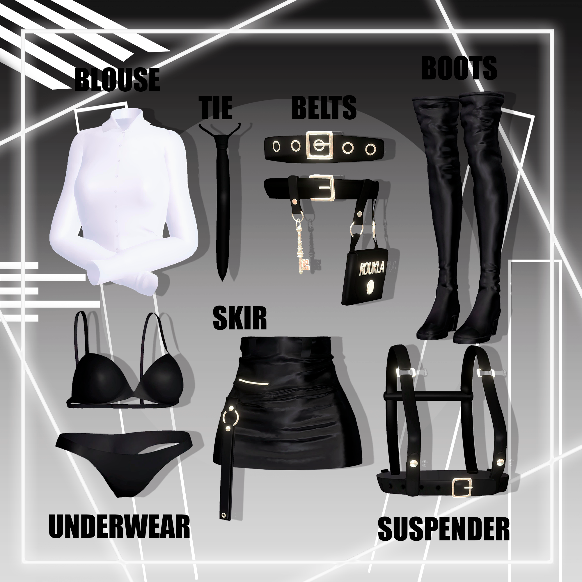 【萌用】&【舞夜】| Maya & Moe Sexy Business Outfit - Koukla - BOOTH