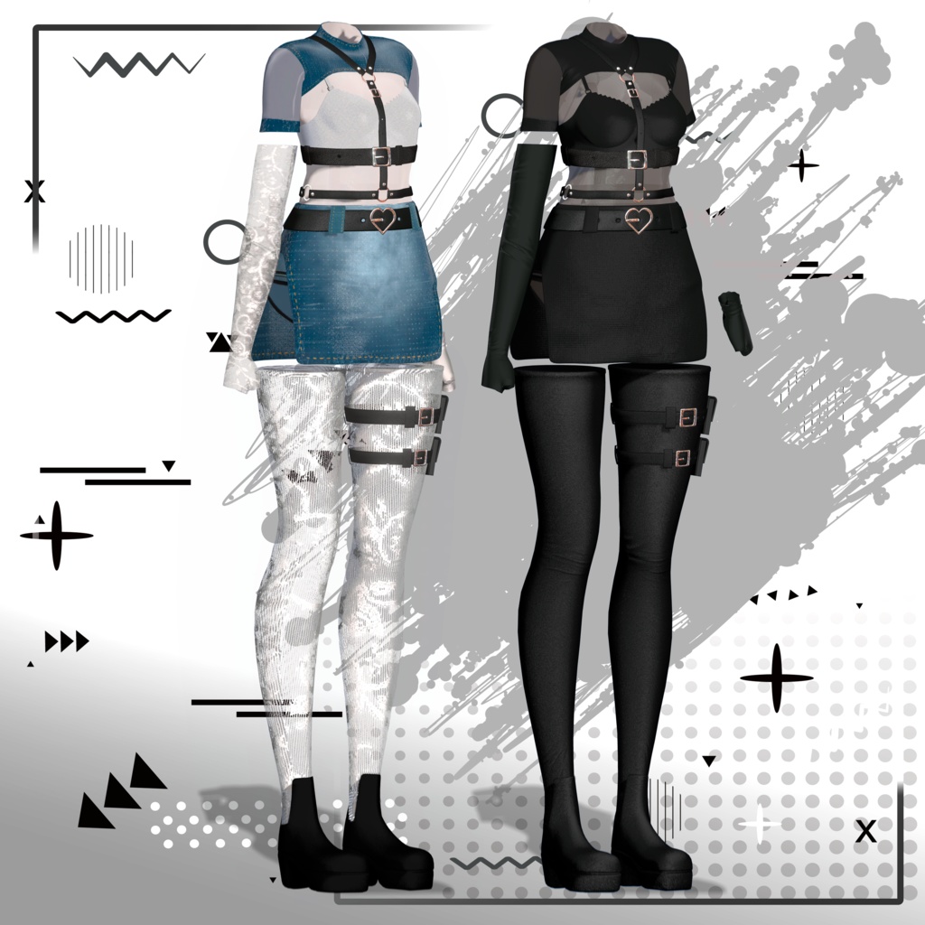 [マヌカ] ゴシック | Manuka Ghotic Outfit - Koukla - BOOTH