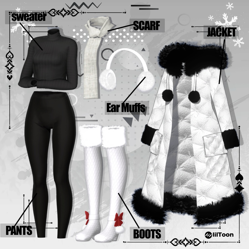 [マヌカ] 冬の服 | Winter Attire for Manuka - Koukla - BOOTH