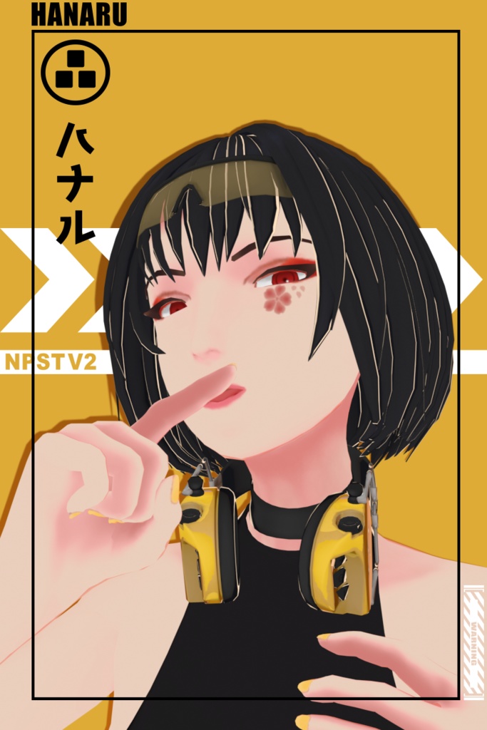 Original 3D model Hanaru(ハナル) V2.2(Runner update)! - Clamcy - BOOTH