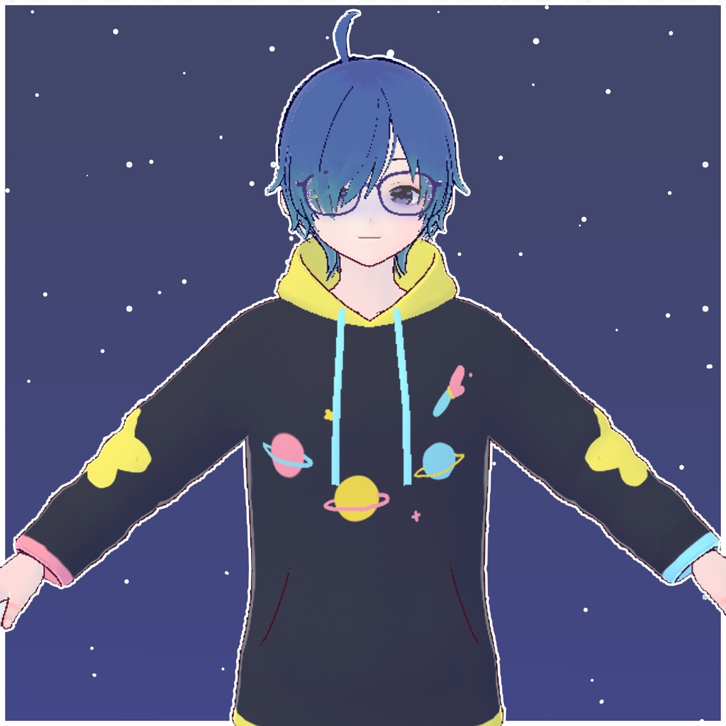 VRoid Sweater Planets - Gallet - BOOTH