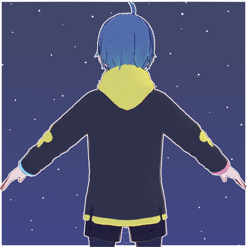 VRoid Sweater Planets - Gallet - BOOTH