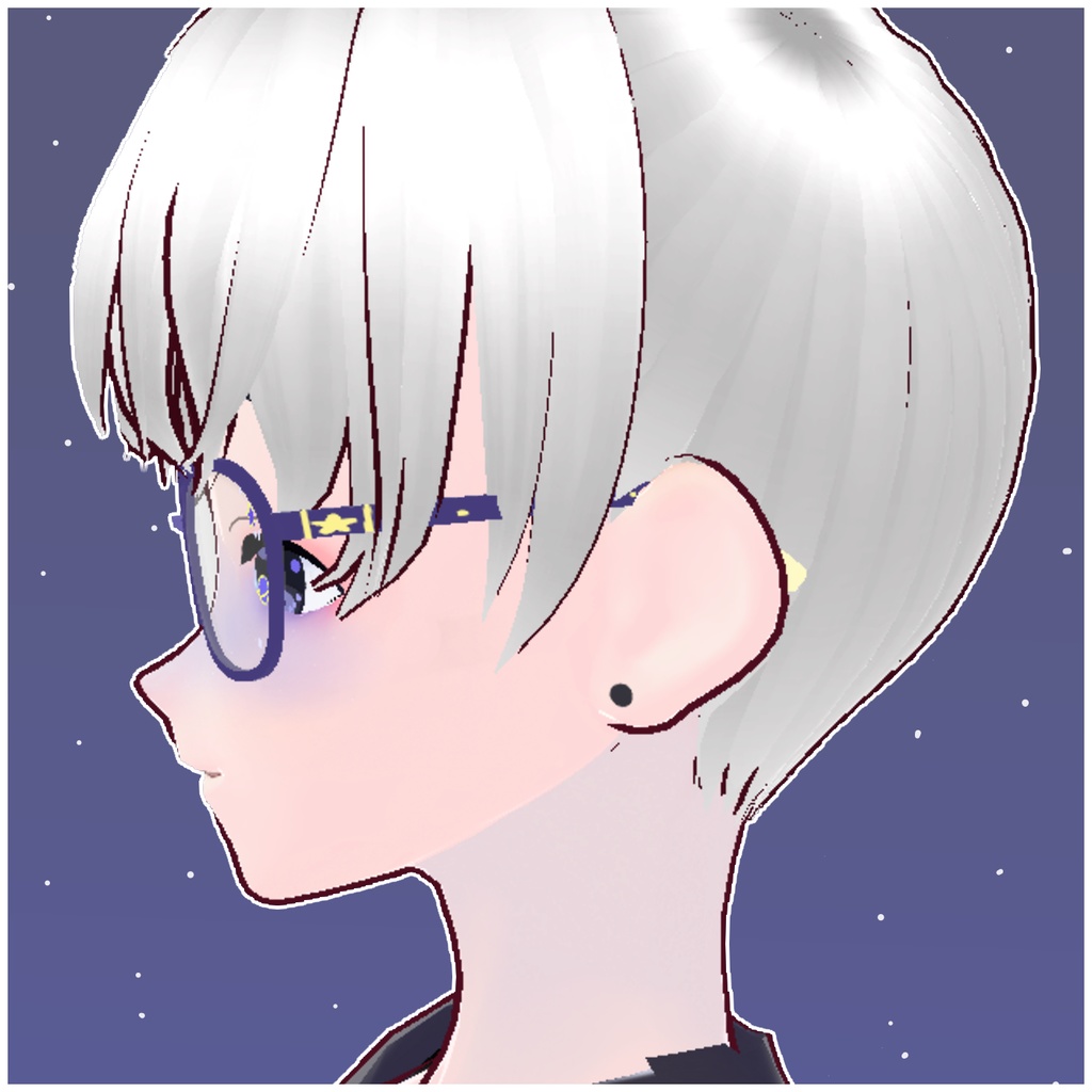 VRoid Star glasses - Gallet - BOOTH