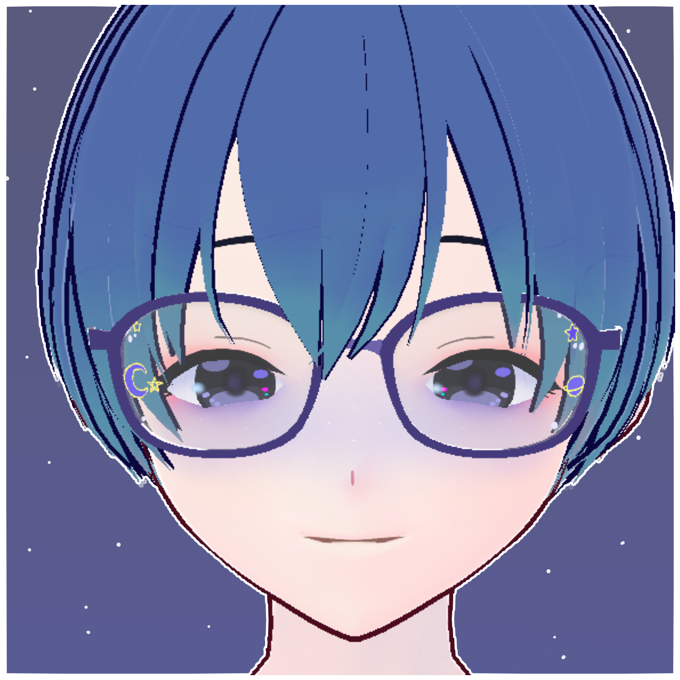 VRoid Star glasses - Gallet - BOOTH