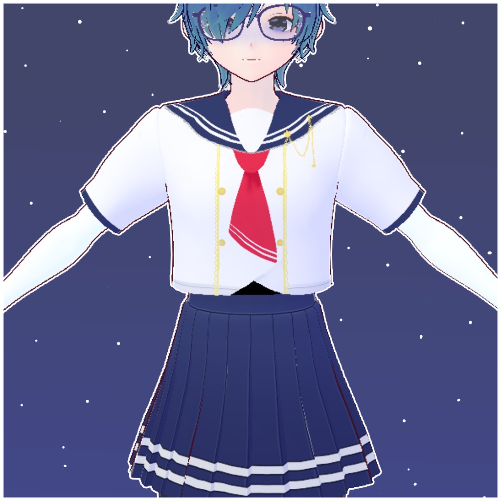 VRoid Shirt star girl - Gallet - BOOTH