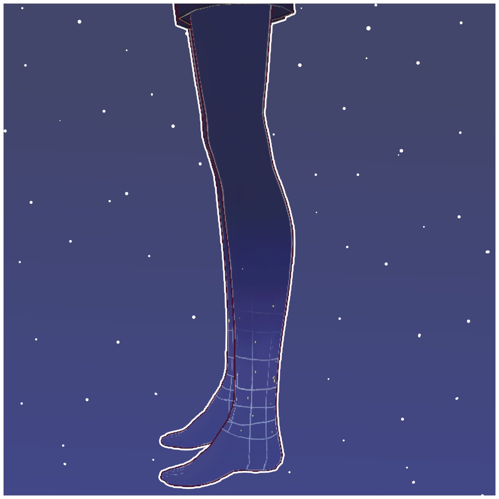 VRoid Socks Stars - Gallet - BOOTH