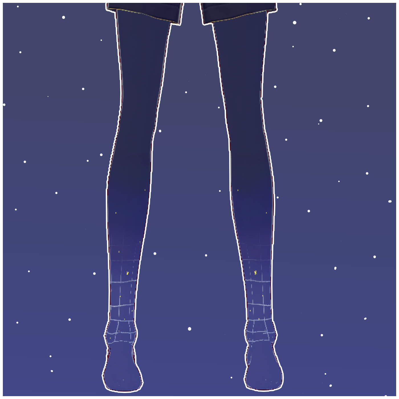 VRoid Socks Stars - Gallet - BOOTH