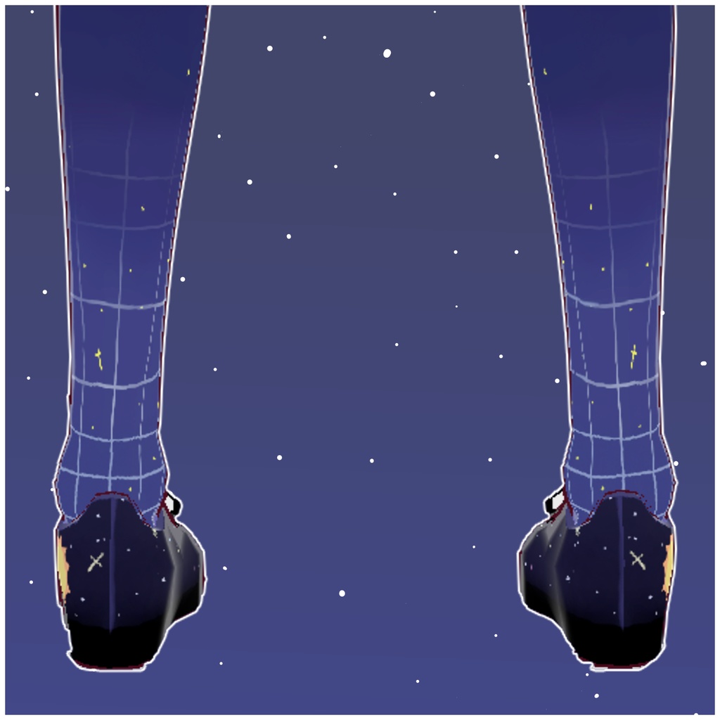 VRoid Shoes planets - Gallet - BOOTH