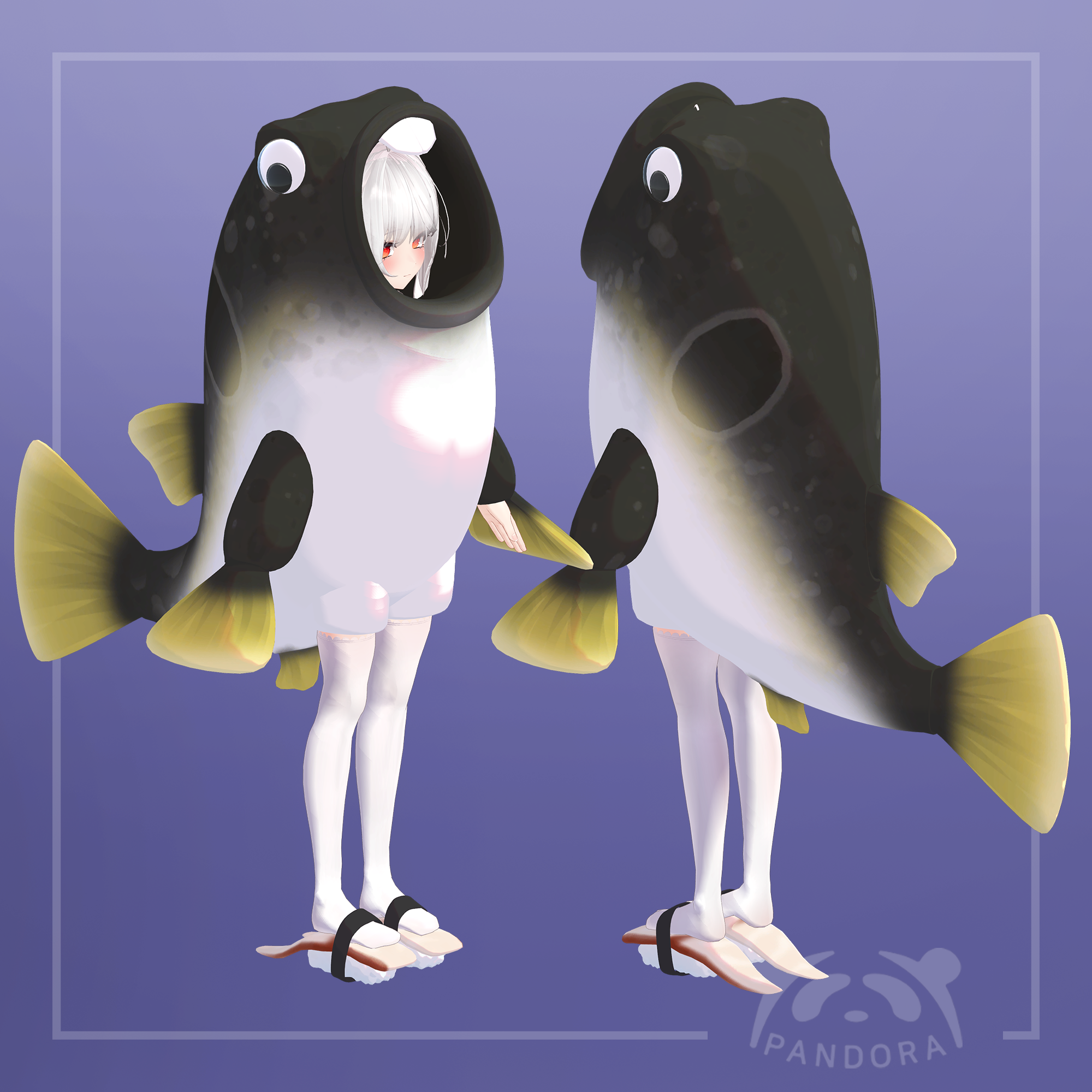 [VRchat] Puffer fish suit - qpandorap - BOOTH