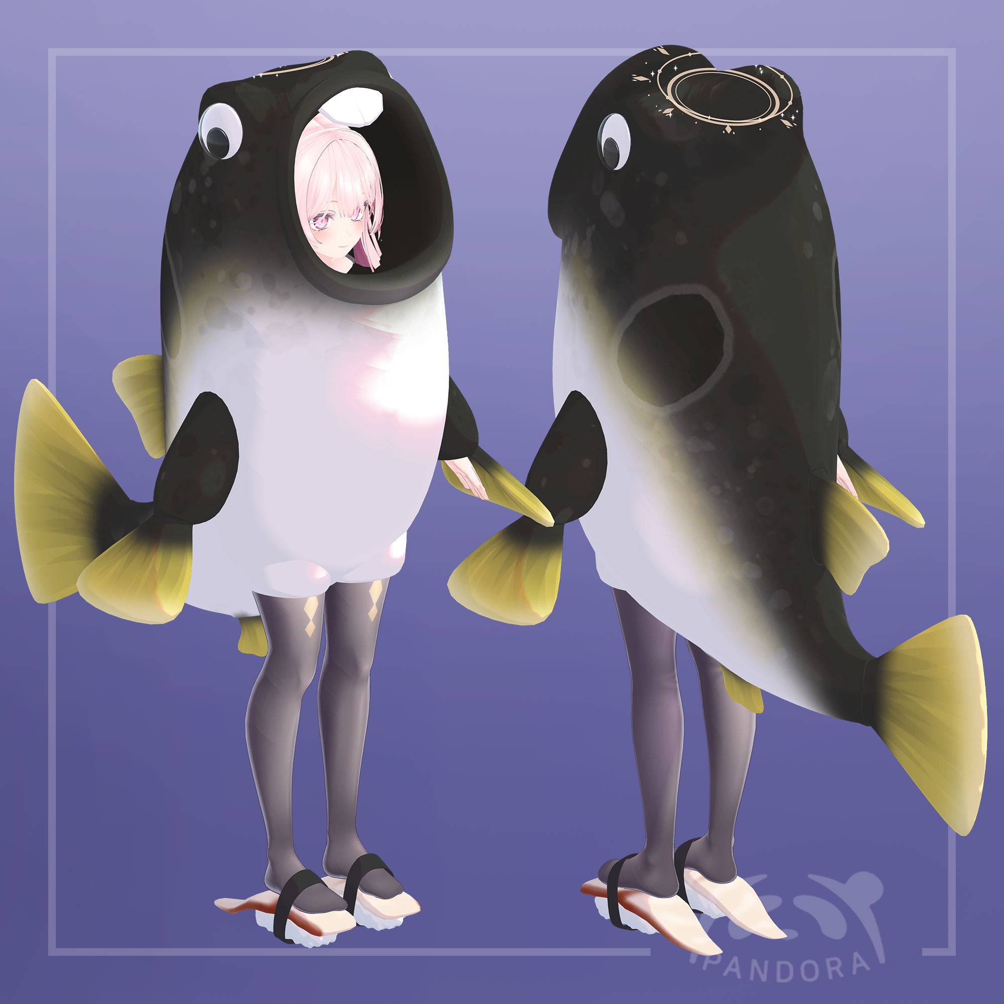 [VRchat] Puffer fish suit - qpandorap - BOOTH