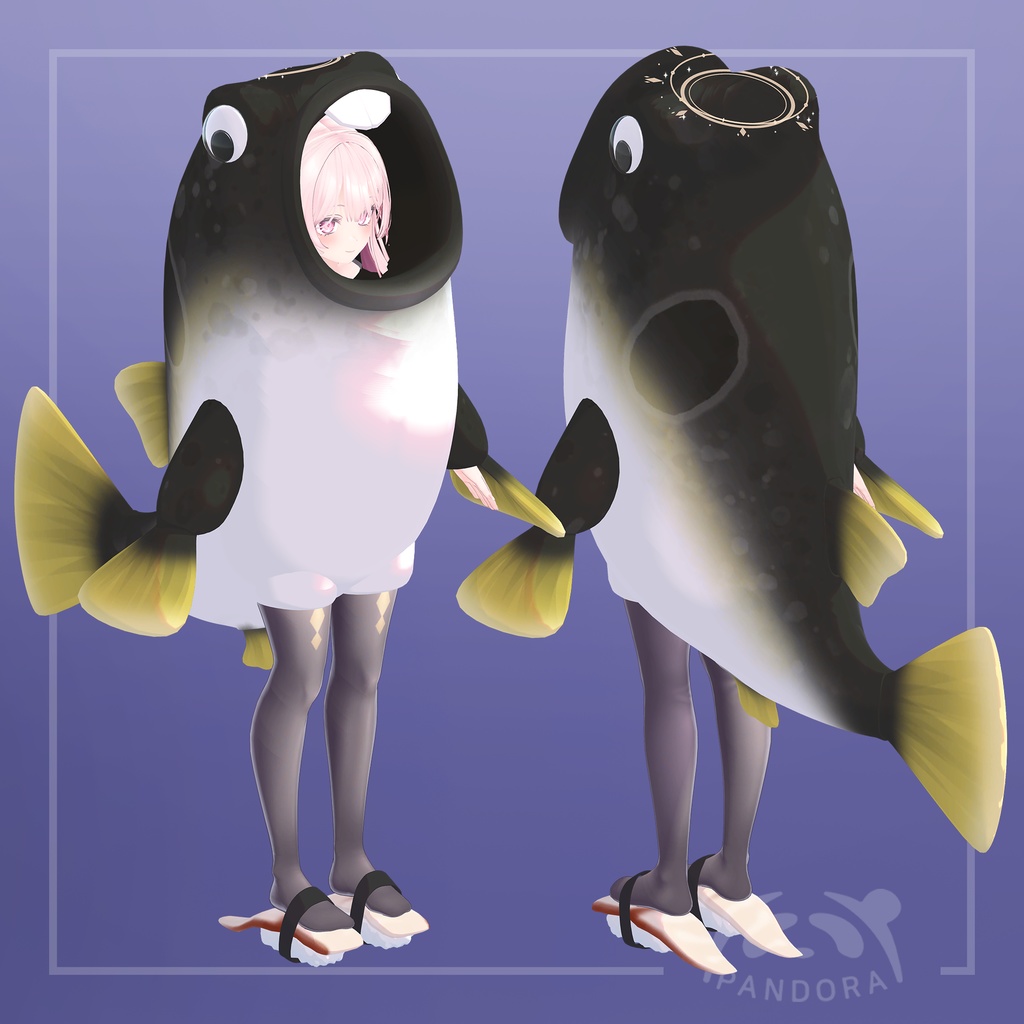 [VRchat] Puffer fish suit - qpandorap - BOOTH