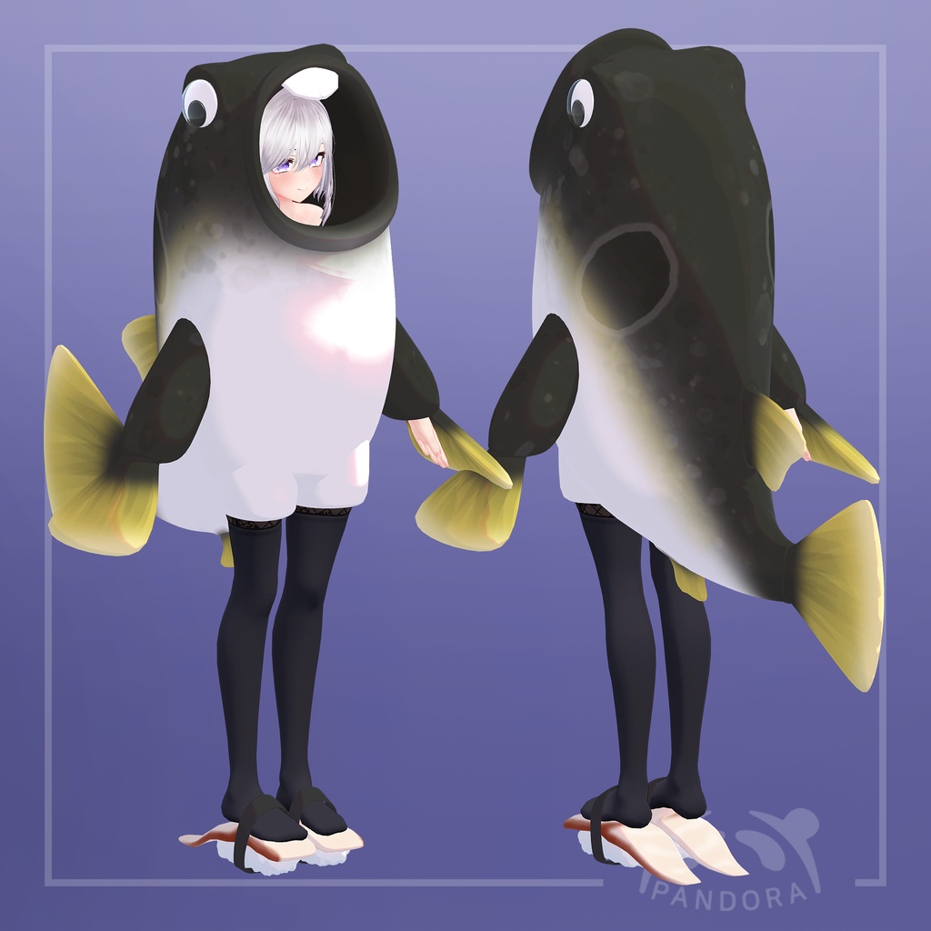 [VRchat] Puffer fish suit - qpandorap - BOOTH