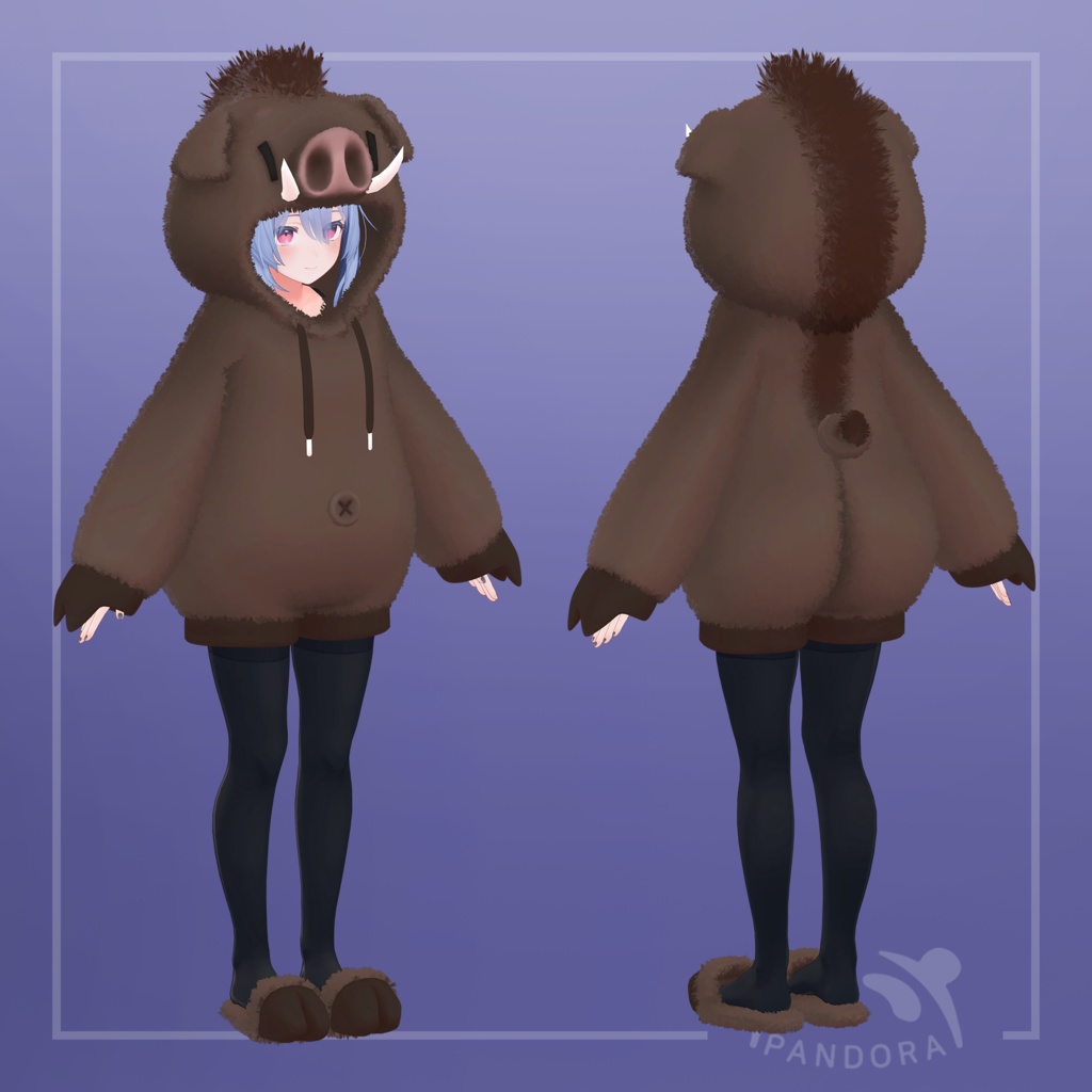 [VRchat] Pig - qpandorap - BOOTH
