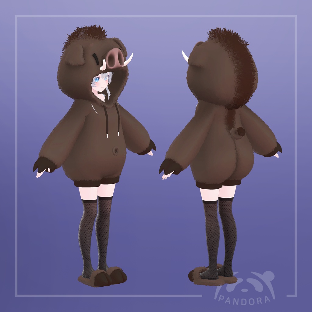 [VRchat] Pig - qpandorap - BOOTH