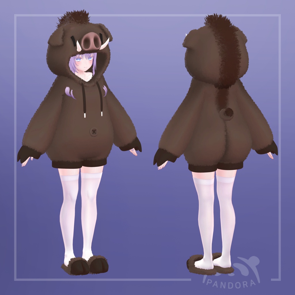 [VRchat] Pig - qpandorap - BOOTH