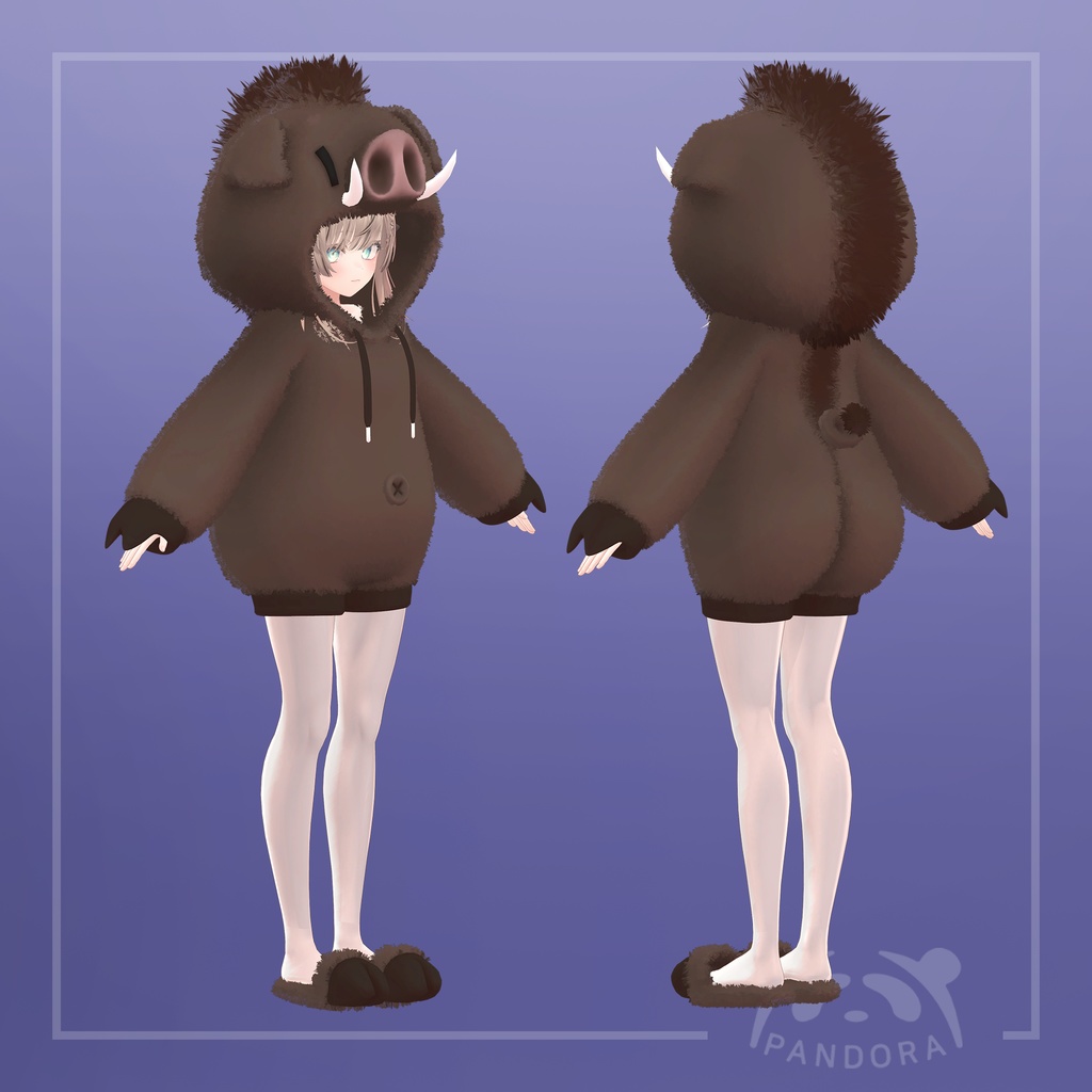 [VRchat] Pig - qpandorap - BOOTH