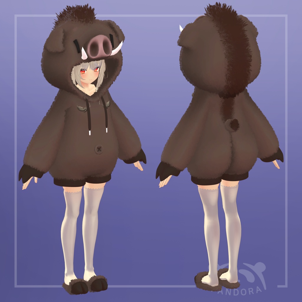 [VRchat] Pig - qpandorap - BOOTH