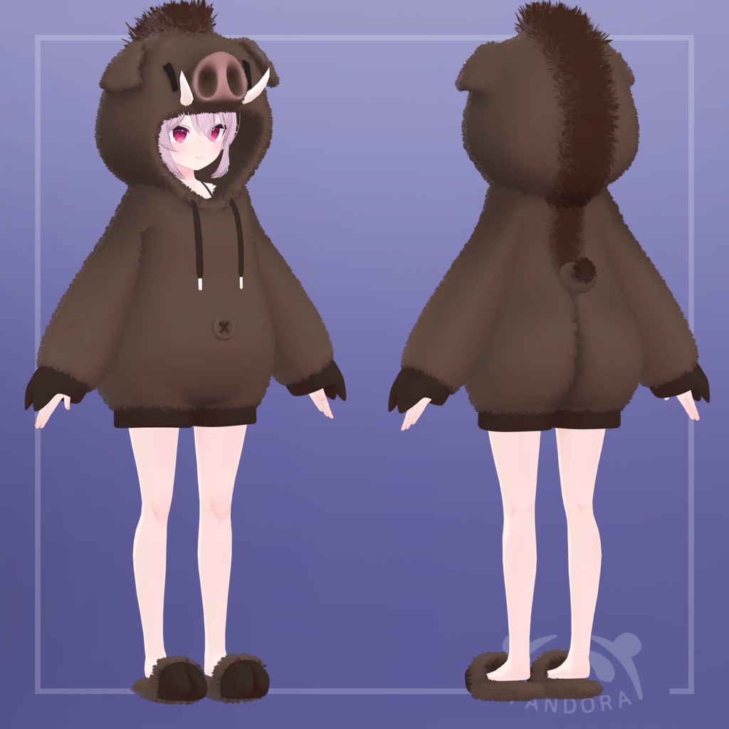 [VRchat] Pig - qpandorap - BOOTH