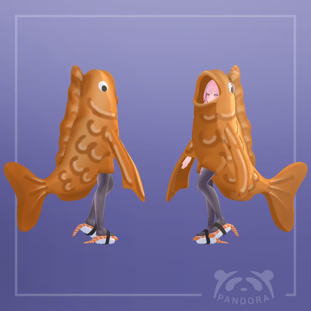 [VRchat] Fish suit - qpandorap - BOOTH