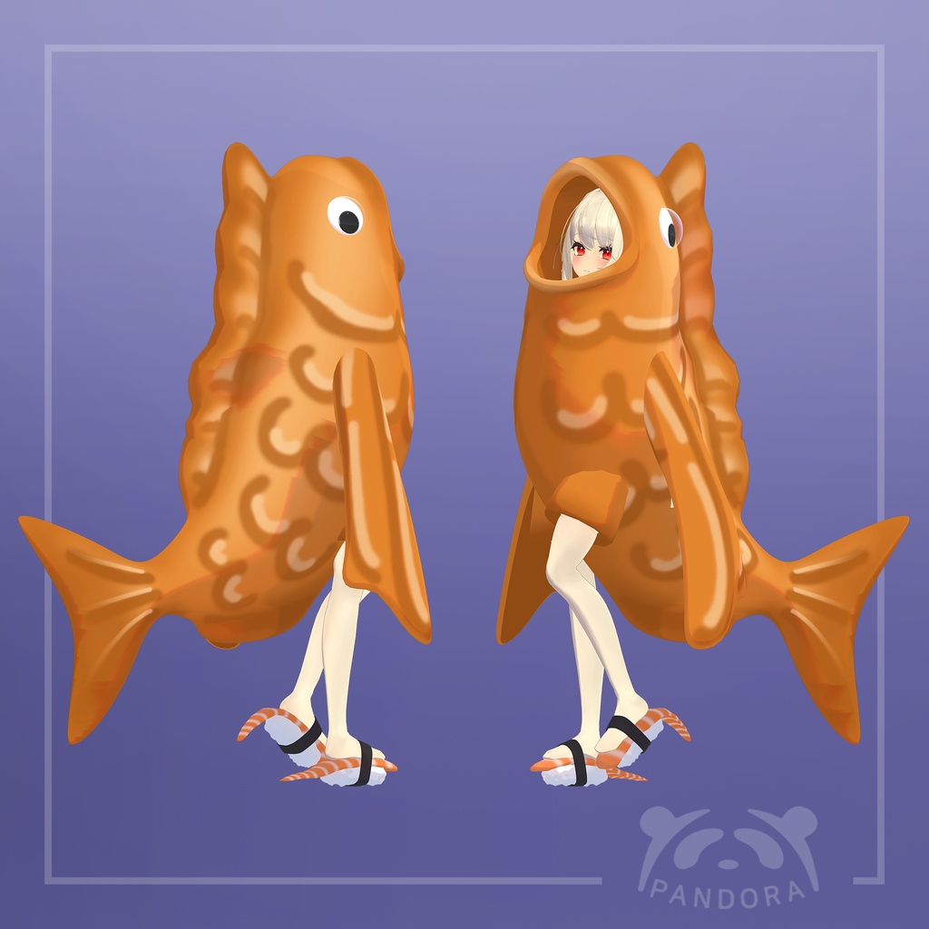 [VRchat] Fish suit - qpandorap - BOOTH