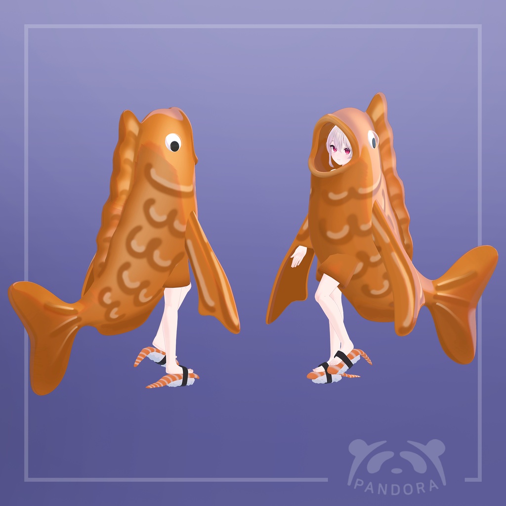 [VRchat] Fish suit - qpandorap - BOOTH