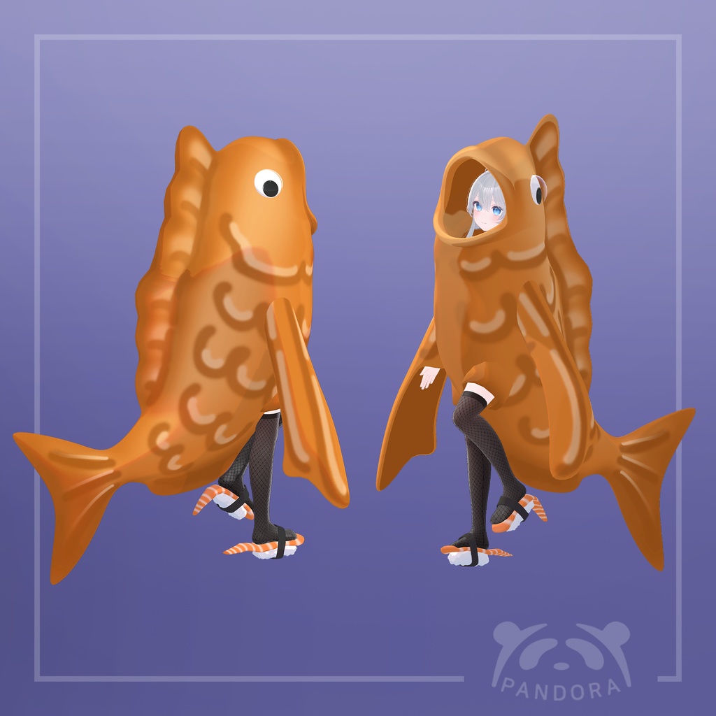 [VRchat] Fish suit - qpandorap - BOOTH