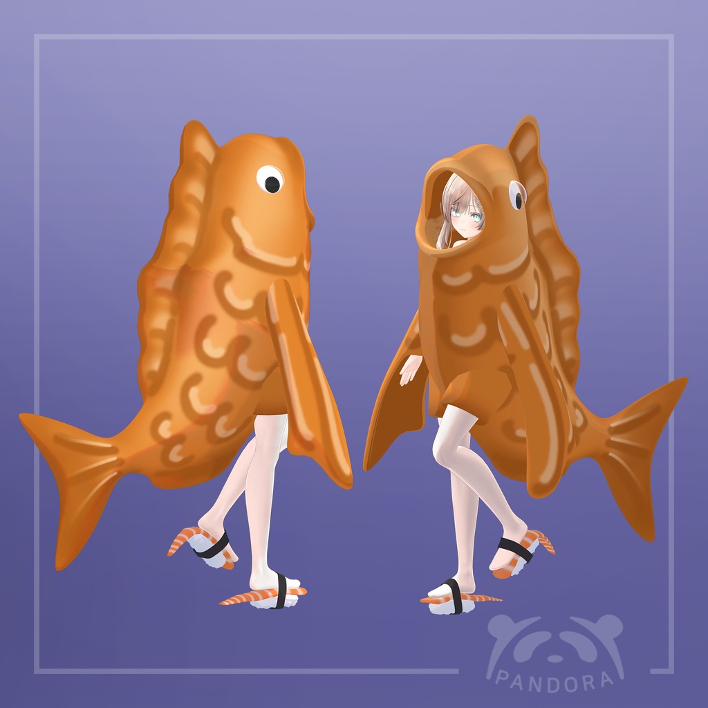 [VRchat] Fish suit - qpandorap - BOOTH