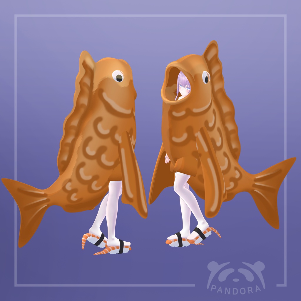 [VRchat] Fish suit - qpandorap - BOOTH