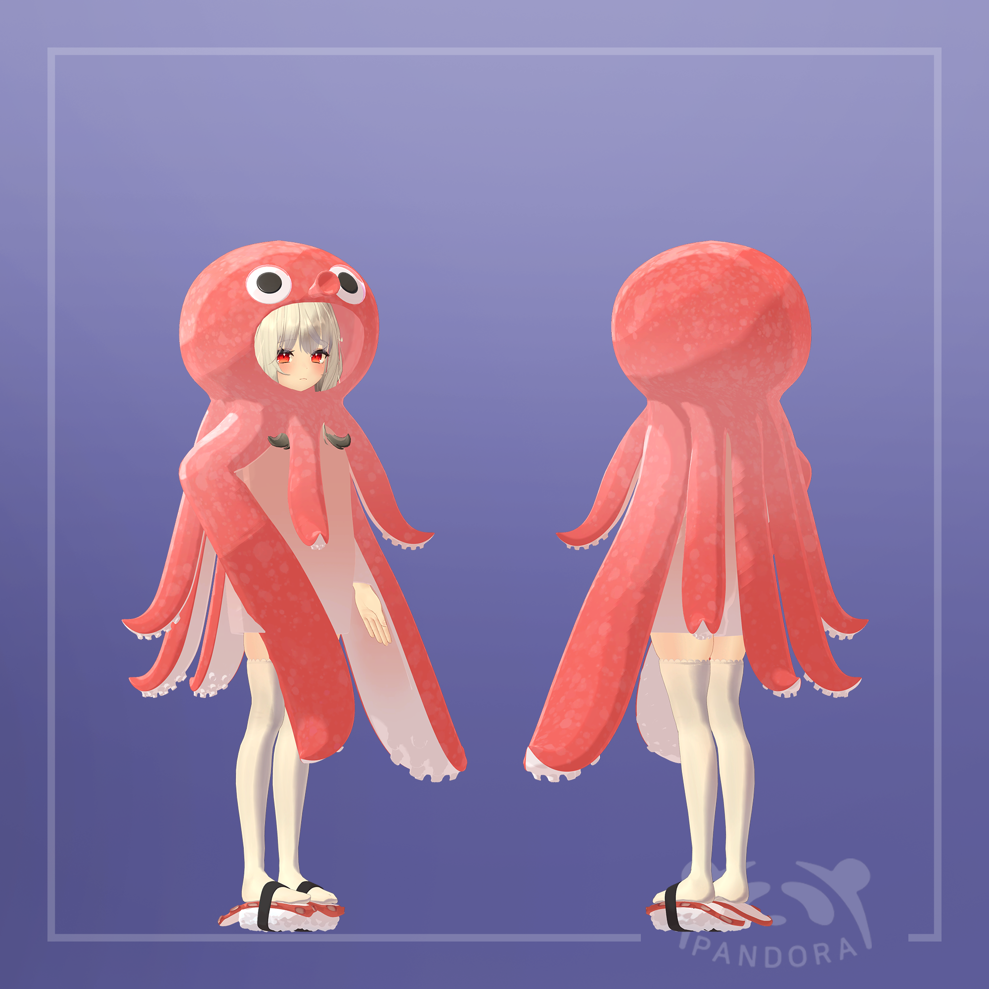 [VRchat] Octopusquid suit - qpandorap - BOOTH