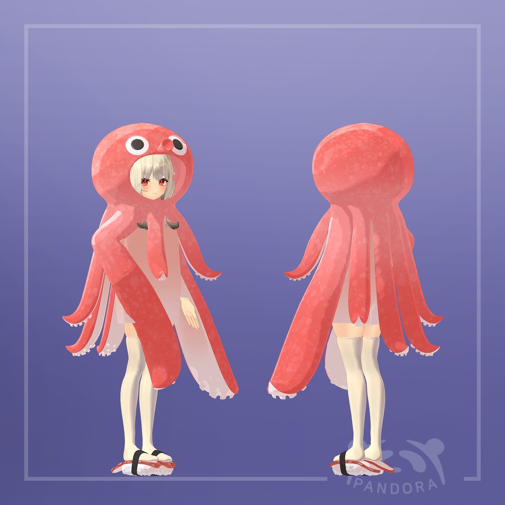 ::SALE:: [VRchat] Octopusquid suit - qpandorap - BOOTH