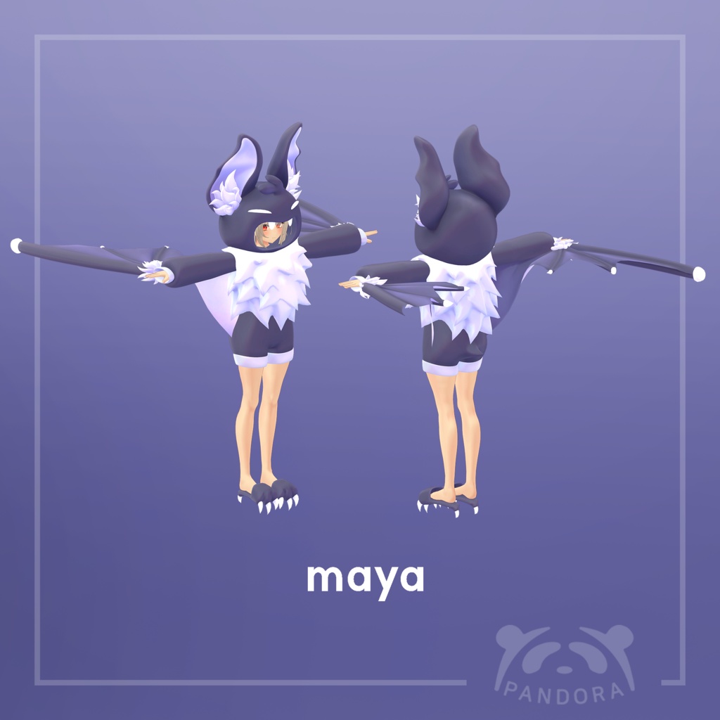 [VRchat] Bat suit - qpandorap - BOOTH