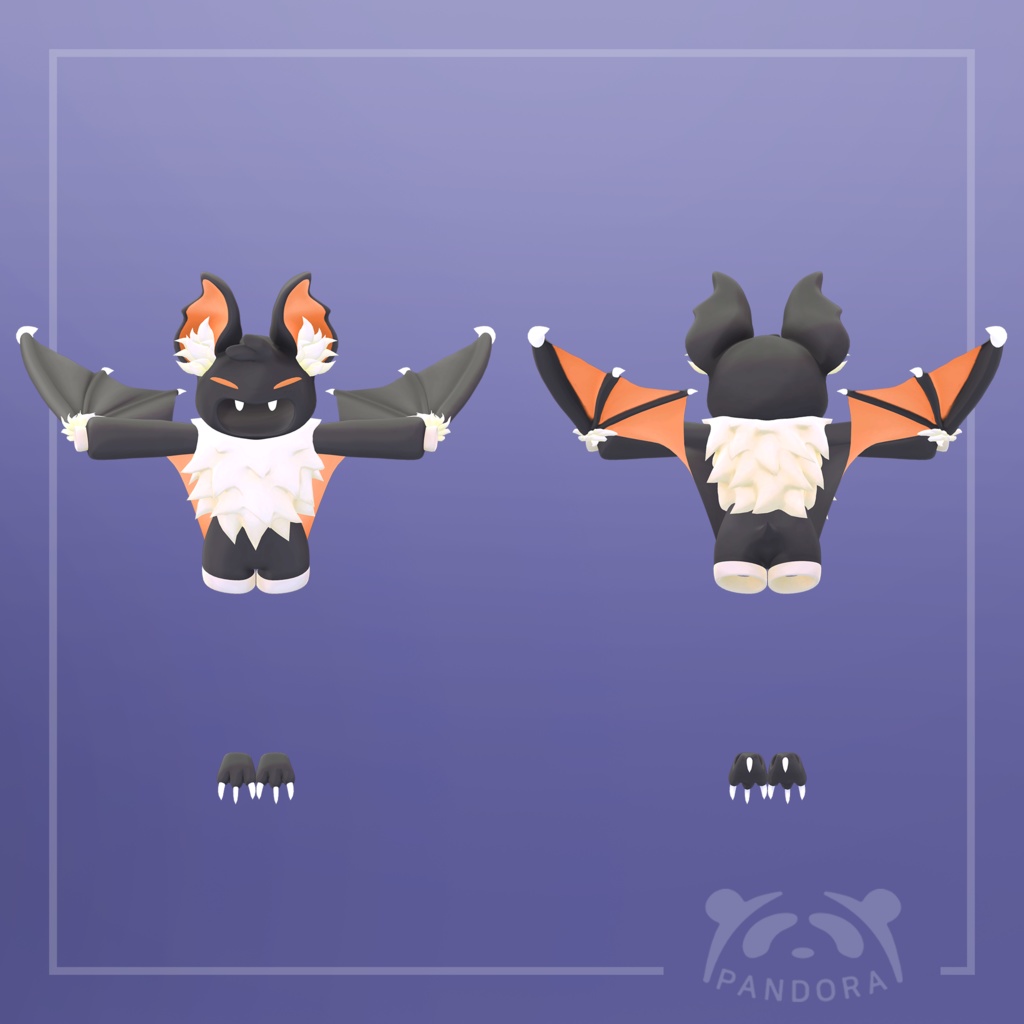 [VRchat] Bat suit - qpandorap - BOOTH