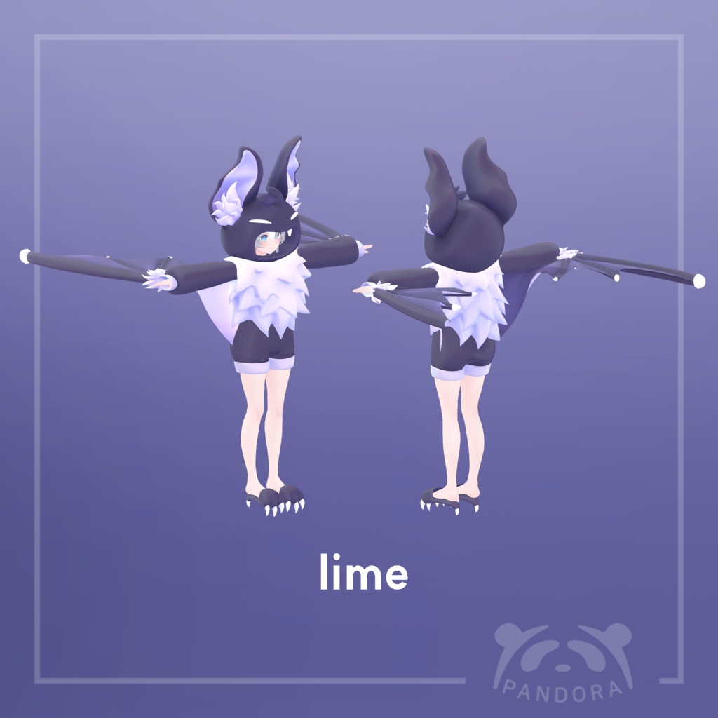 [VRchat] Bat suit - qpandorap - BOOTH