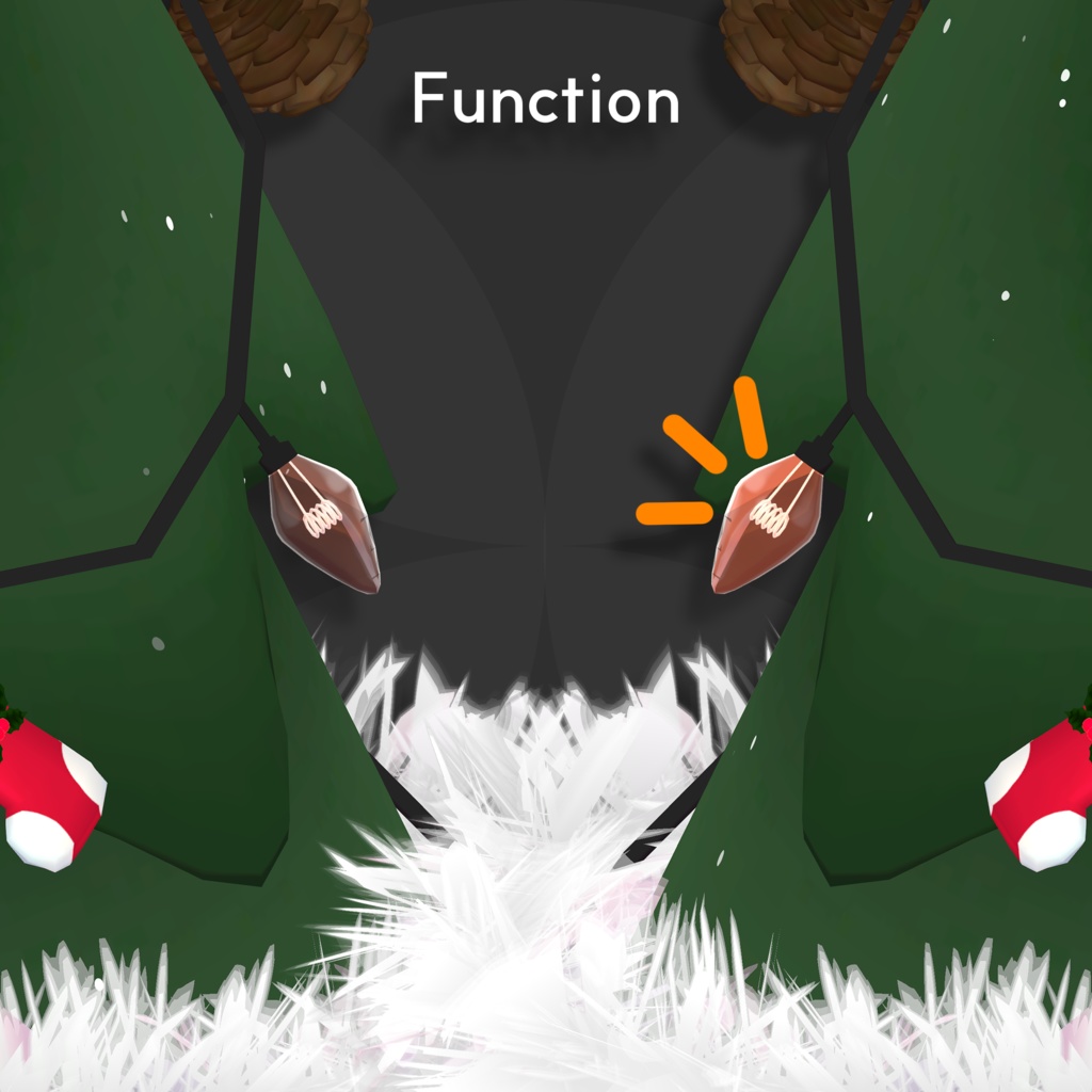 [VRchat] Christmas tree - qpandorap - BOOTH