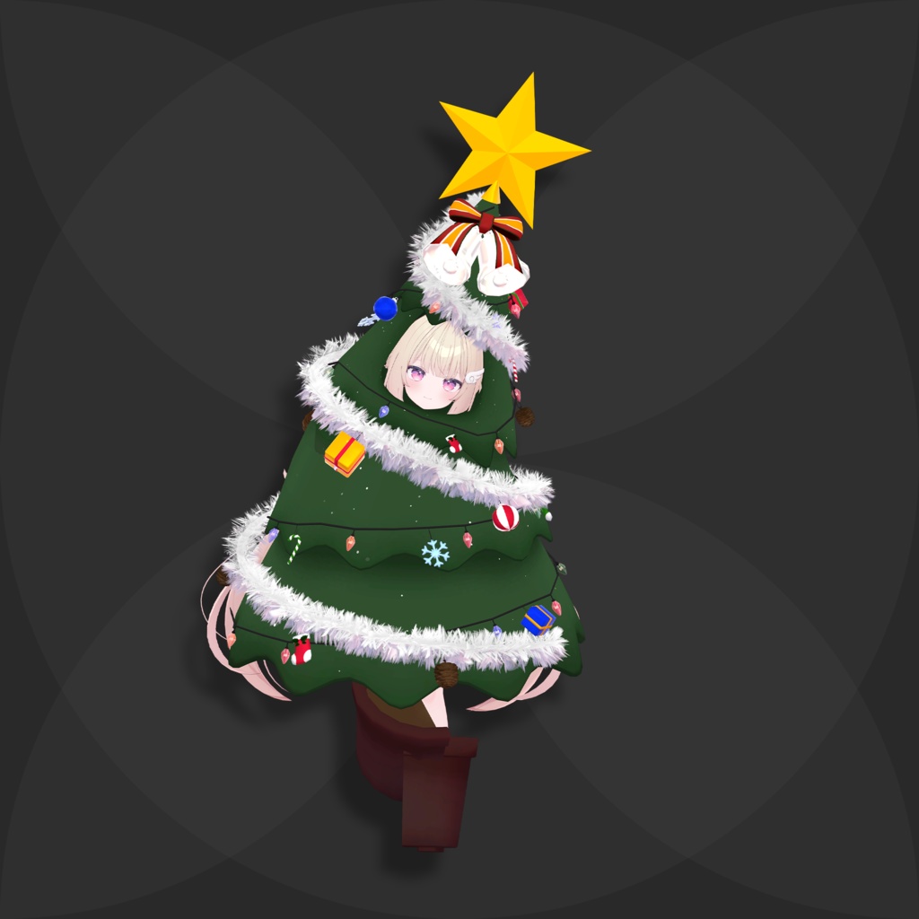 [VRchat] Christmas tree - qpandorap - BOOTH
