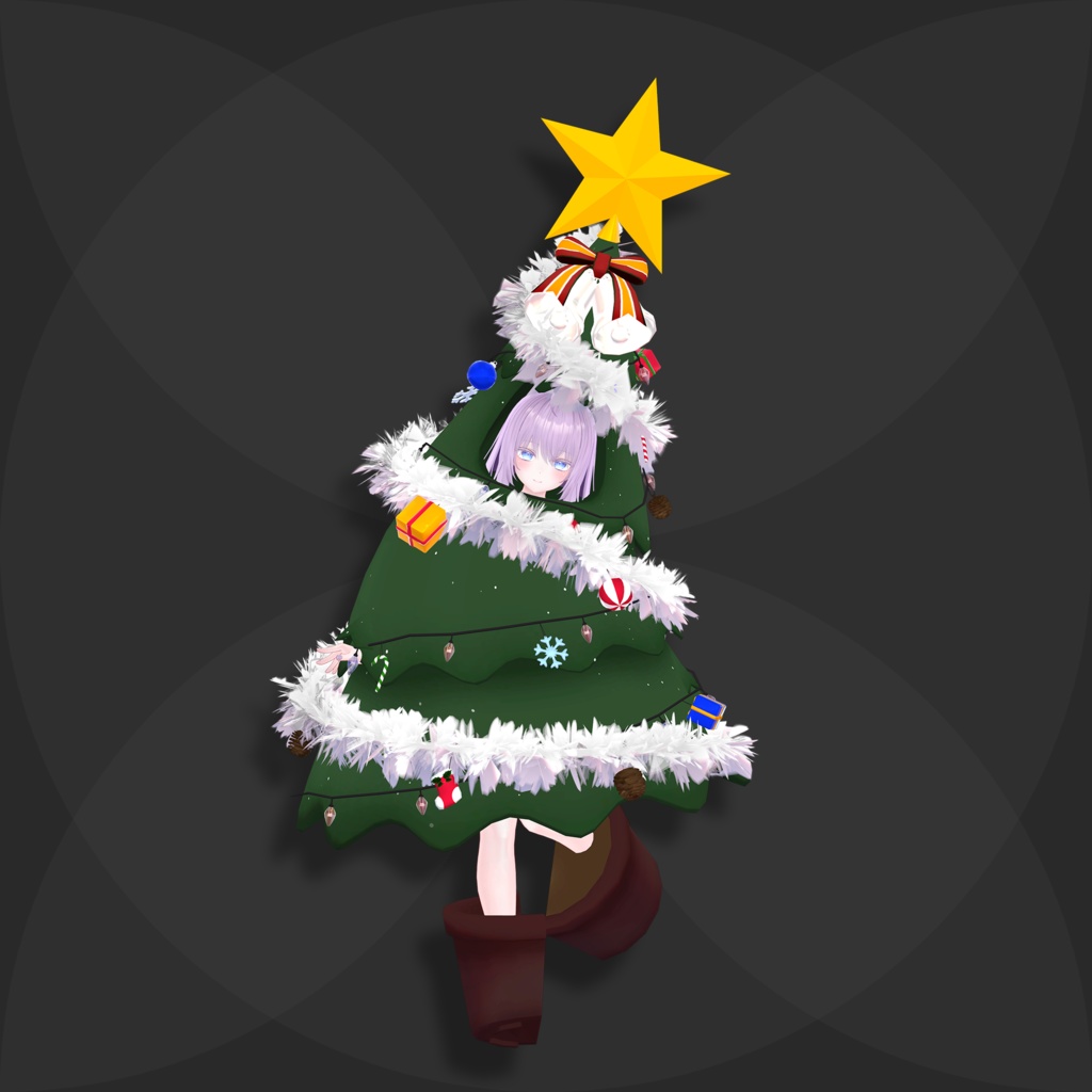 [VRchat] Christmas tree - qpandorap - BOOTH