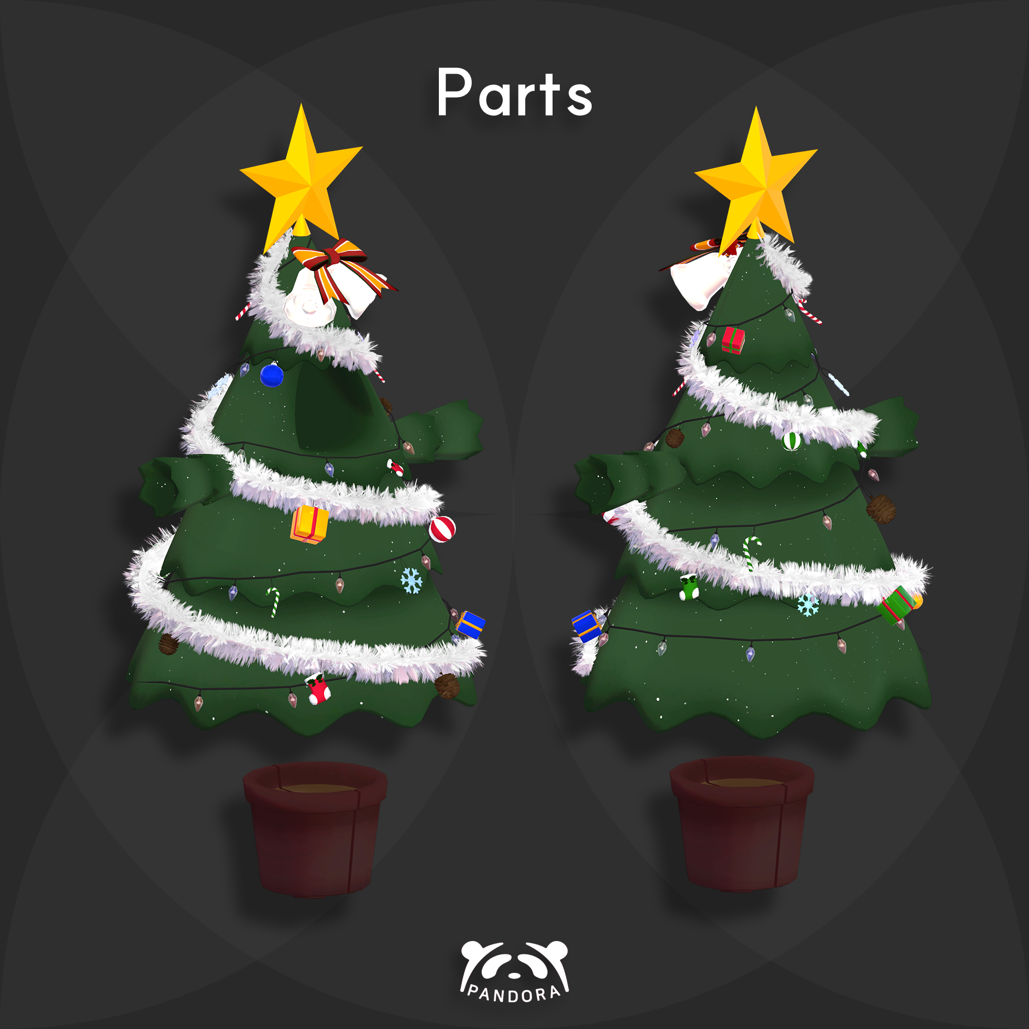 [VRchat] Christmas tree - qpandorap - BOOTH
