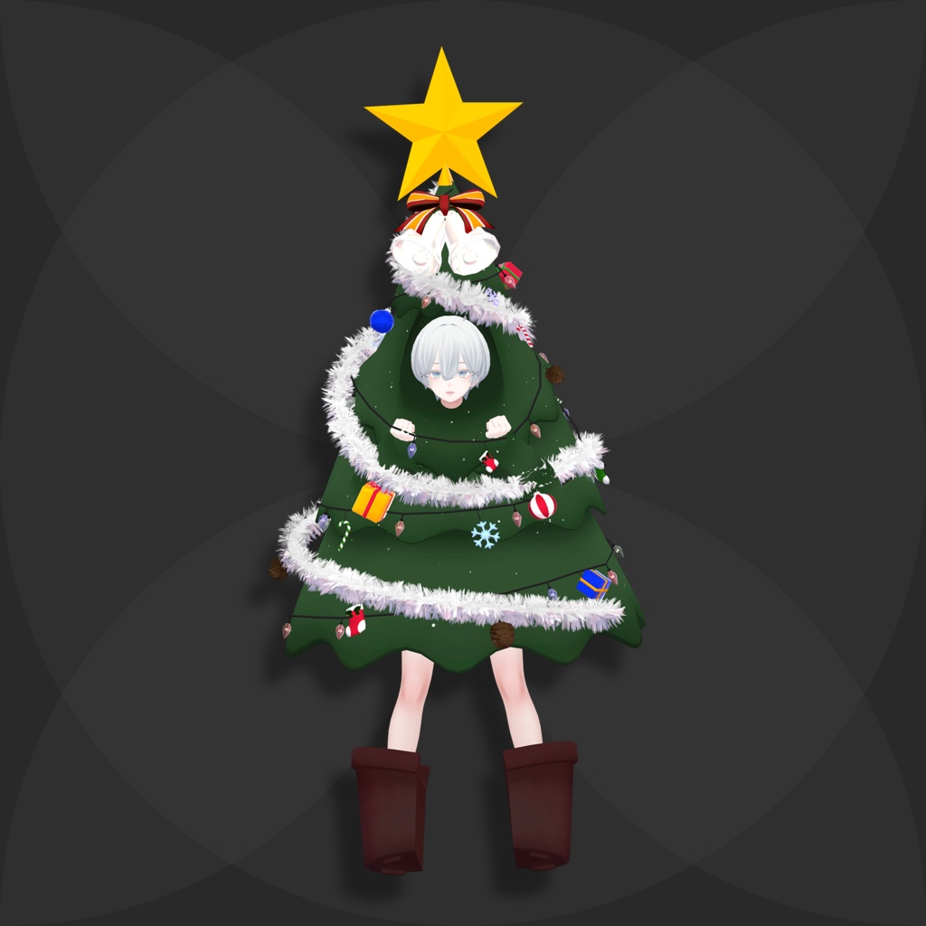 [VRchat] Christmas tree - qpandorap - BOOTH