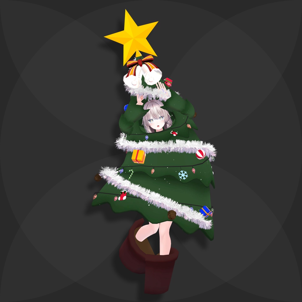 [VRchat] Christmas tree - qpandorap - BOOTH